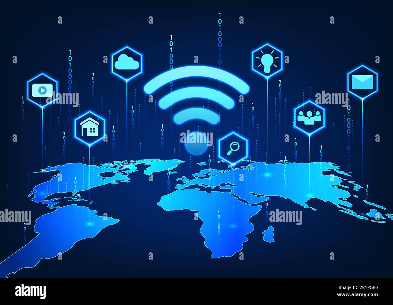 Number wireframe hi-res stock photography and images - Alamy