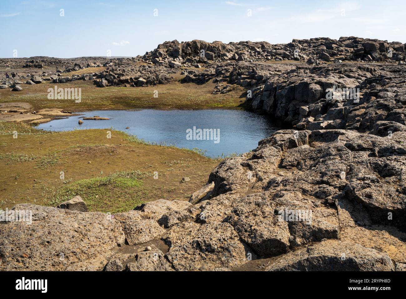 The Hafragilsfoss Waterfall at Vatnajokull National Park in Iceland ...