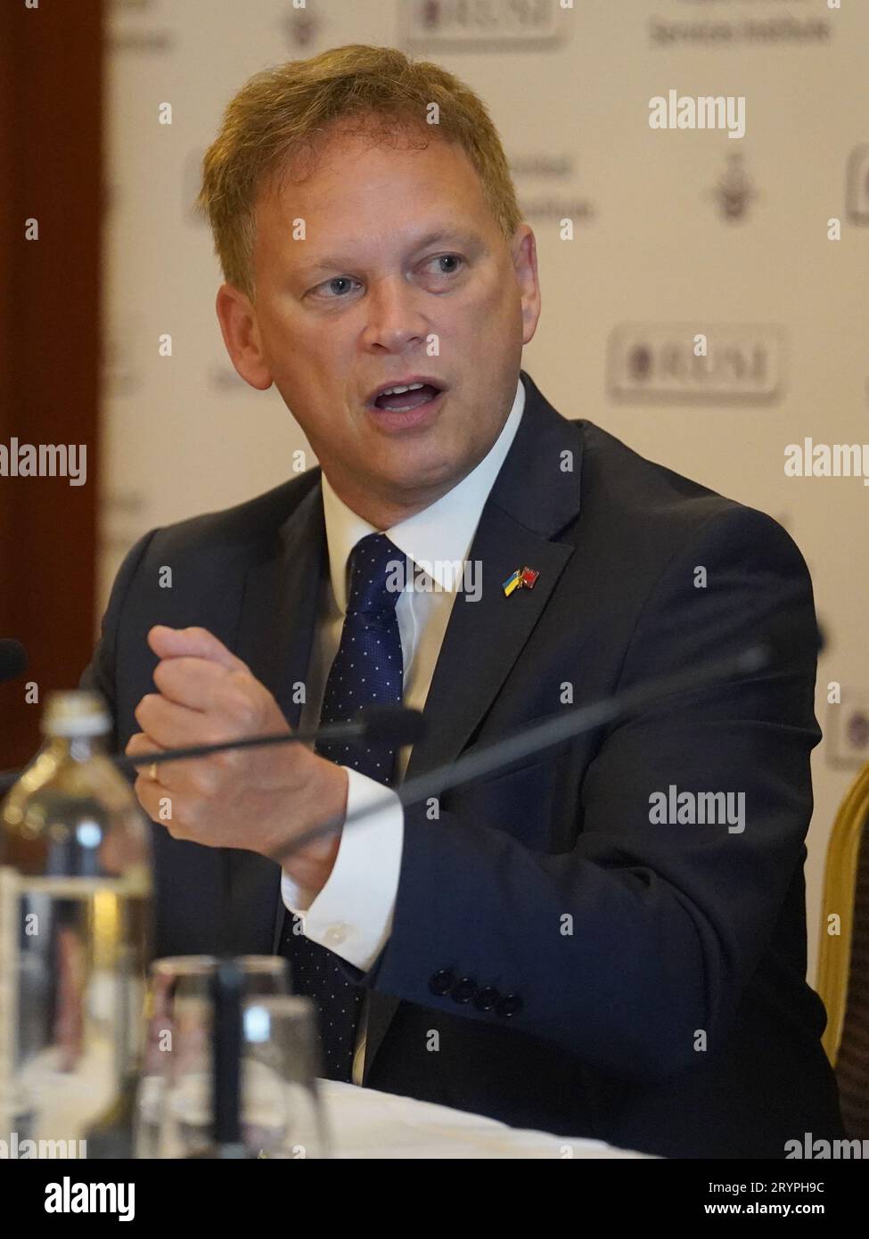 Defence Secretary Grant Shapps during the Conservative Party annual ...
