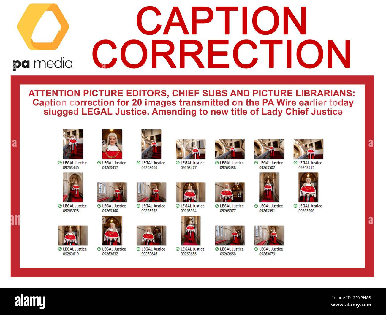 ATTENTION PICTURE EDITORS, CHIEF SUBS AND PICTURE LIBRARIANS: Caption ...