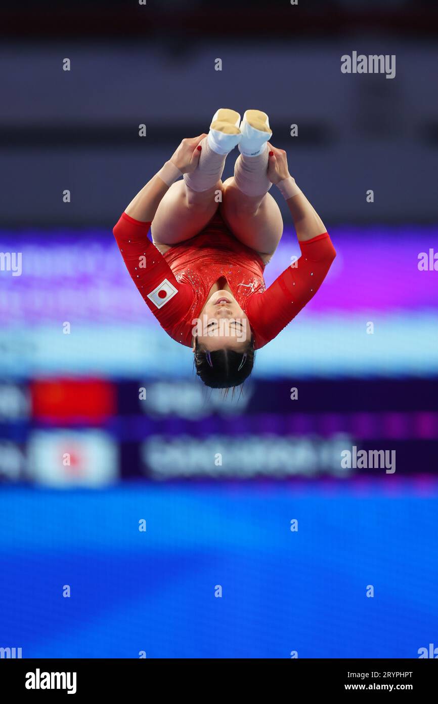Hangzhou, China. 2nd Oct, 2023. Reina Satake (JPN) Trampoline : Women's ...