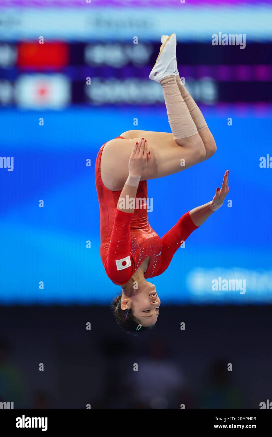 Hangzhou, China. 2nd Oct, 2023. Reina Satake (JPN) Trampoline : Women's ...