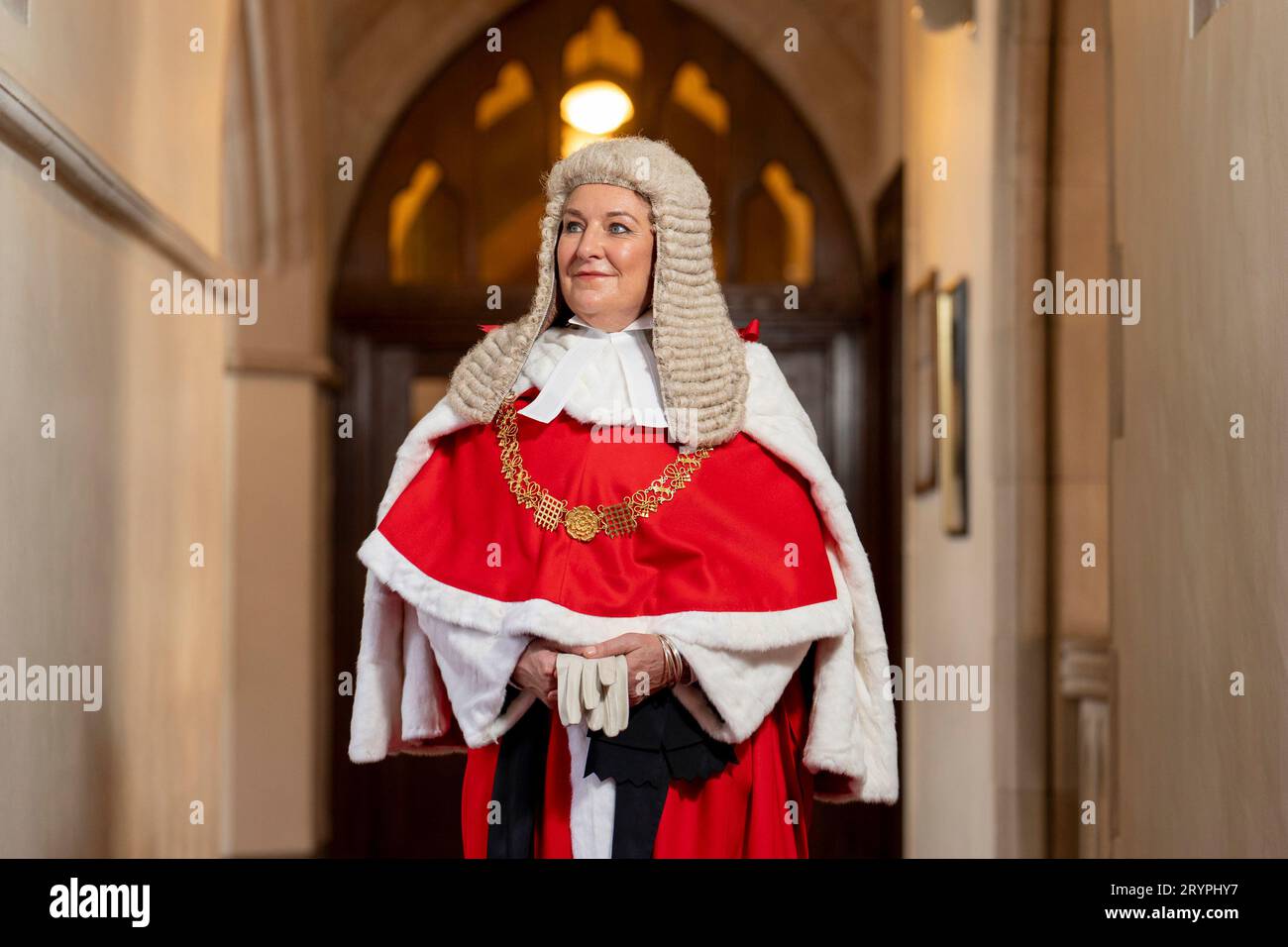 CAPTION CORRECTION: Retransmitting amending title to Lady Chief Justice ...