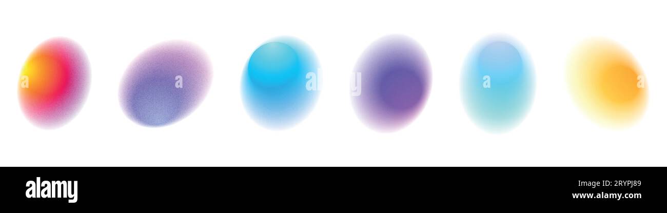 Abstract gradient shapes blur in soft tones. gradation, noise, and ...