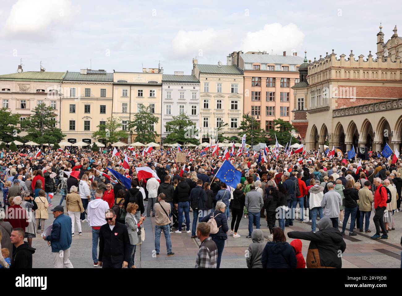 Cracow, Poland - October 1, 2023: Million Hearts March in Krakow ...