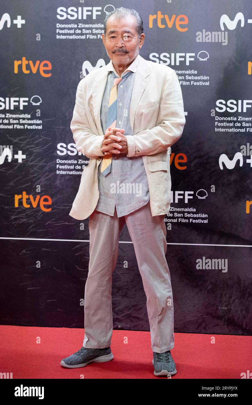 San Sebastian, Spain. 30th Sep, 2023. Tatsuya Fuji attends the Closing ...