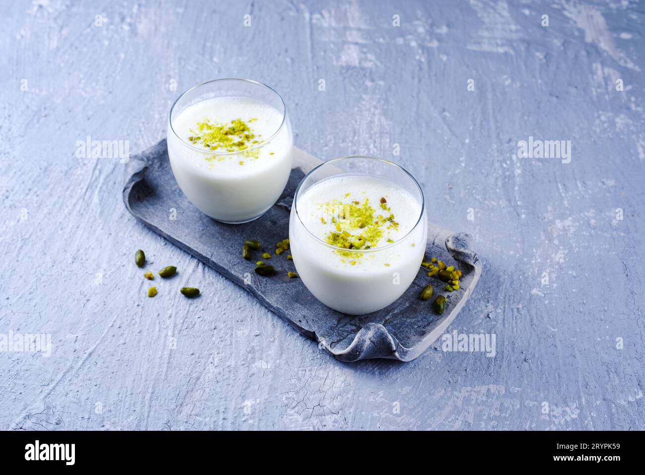 Traditional Indian lime lassi drink with dahi yogurt Stock Photo - Alamy