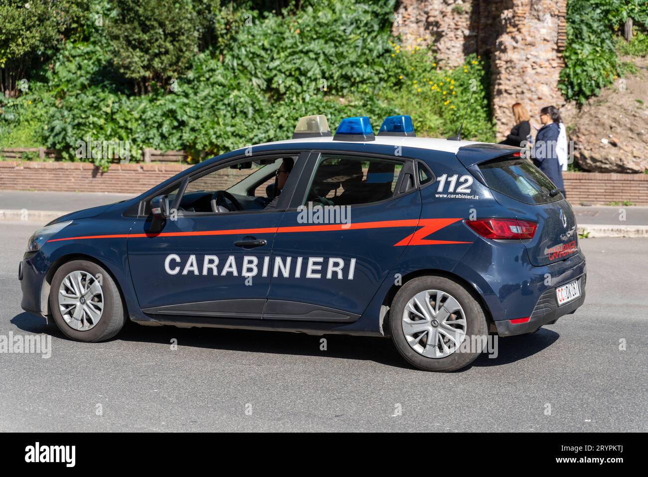 Rome, Italy. 13th Mar, 2023. Carabinieri car in the city of Rome in ...
