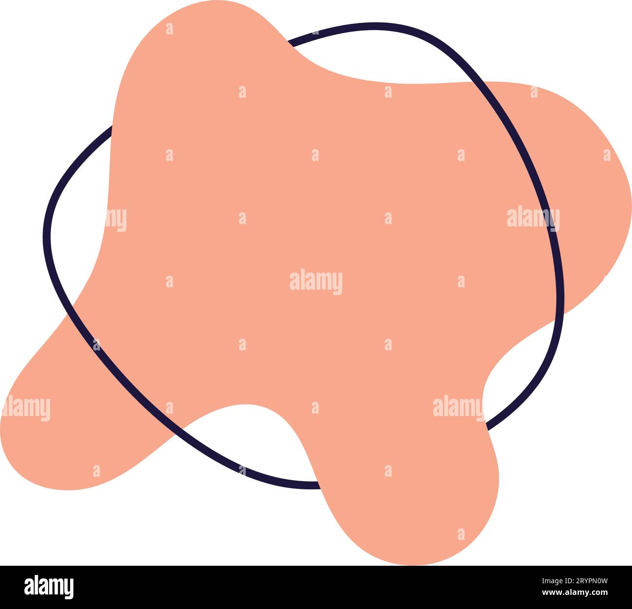 Organic Abstract Forms Fluid And Irregular Elements In Creative And Simple Amoeba Amorphous