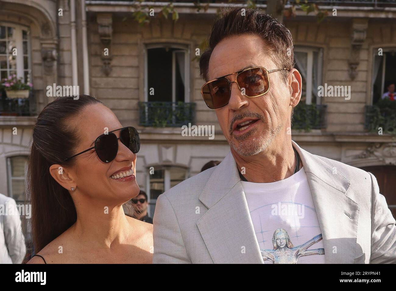 Robert Downey Jr., right, and Susan Downey arrive for the Stella ...