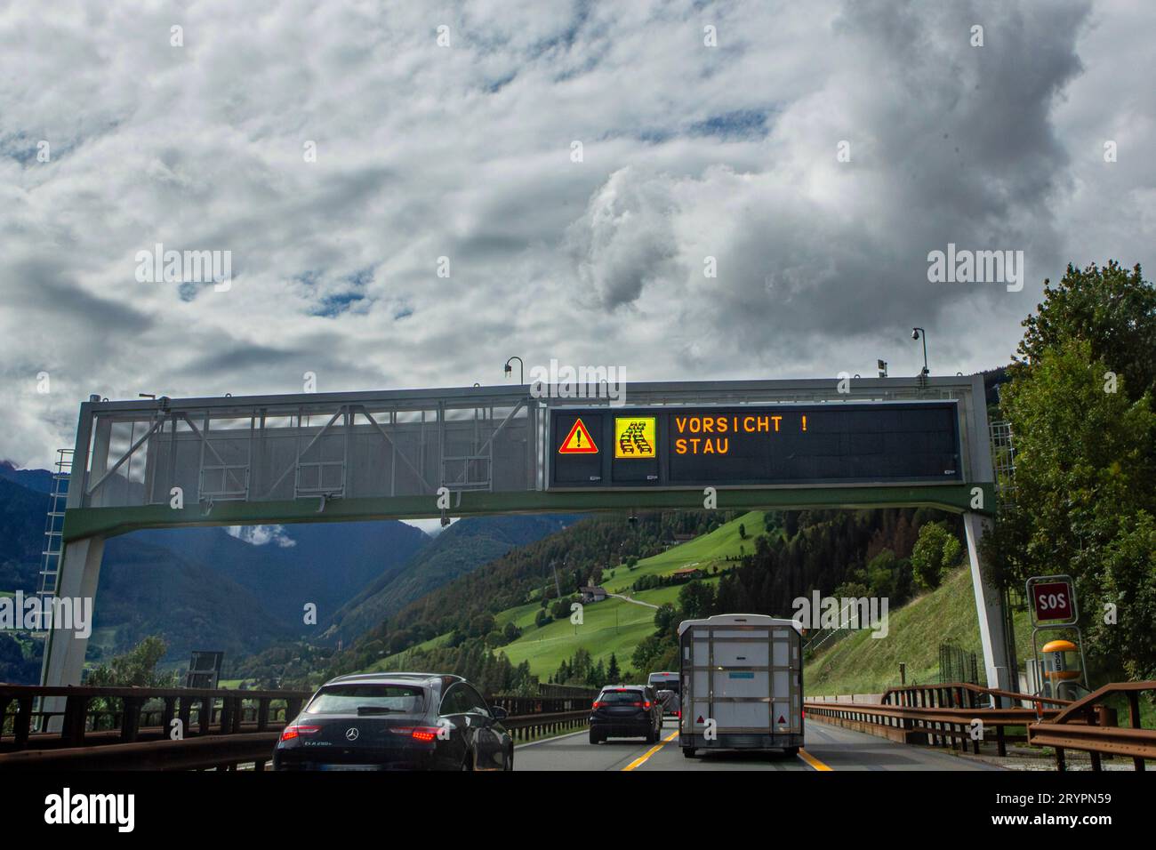 Brennerautobahn traffic jam hi-res stock photography and images - Alamy