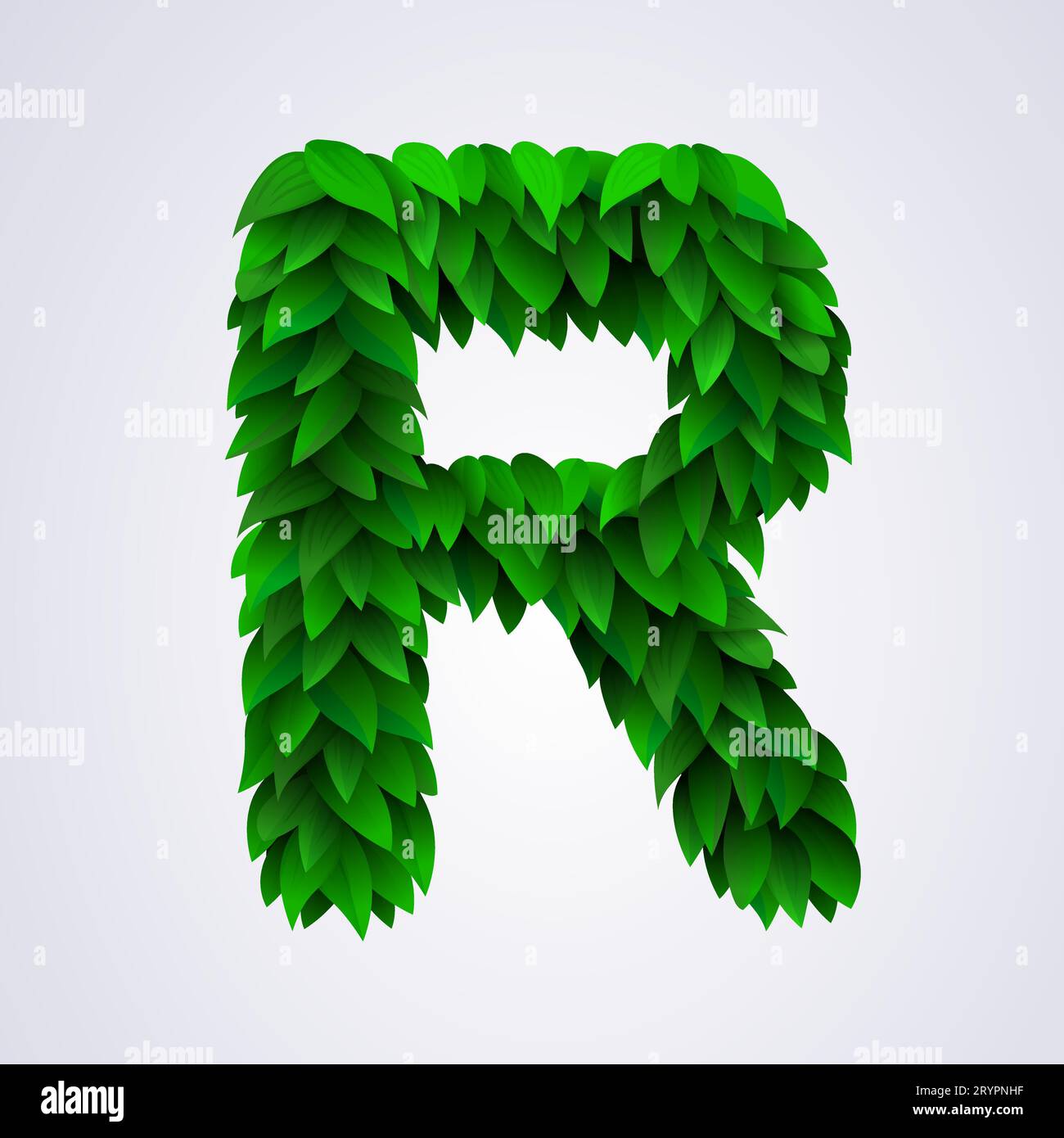 Green capital letter made grass hi-res stock photography and images - Alamy