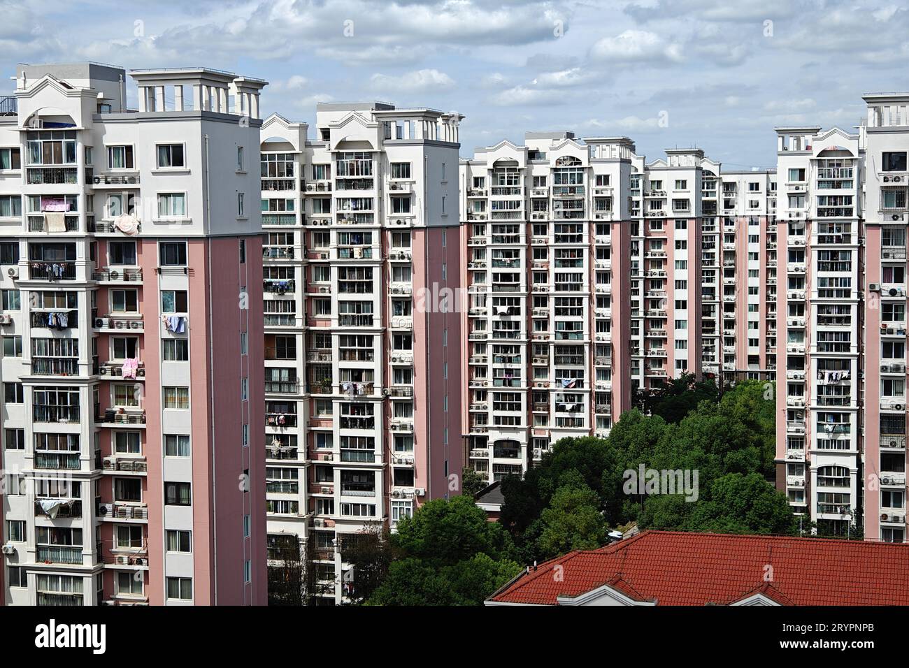 Shanghai, China. 02nd Oct, 2023. Residential buildings in Pudong New ...