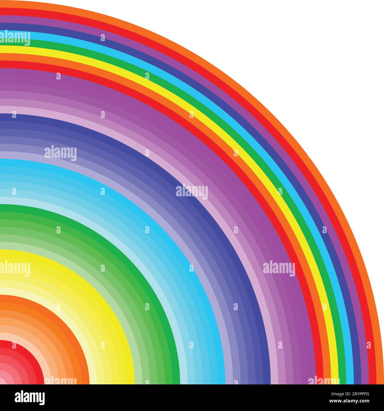 colorful rainbow color low to high off circle. Colorful rainbow ...