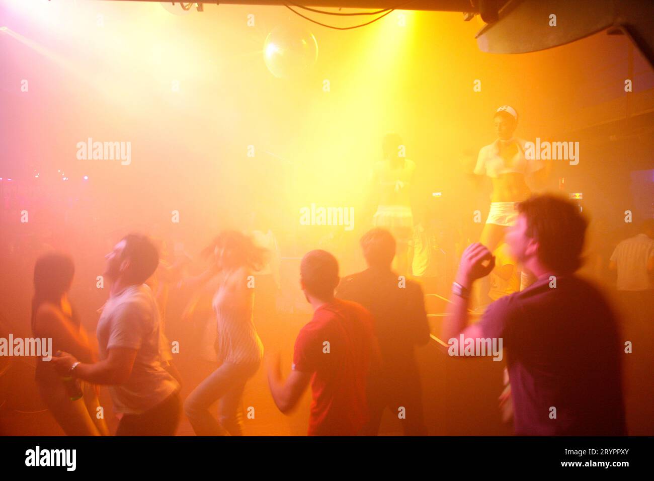 People dancing at the Duplex night club, Nove Mesto, Prague, Czech ...