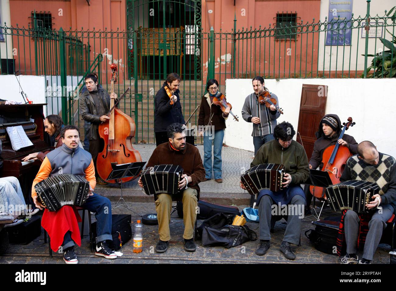 Tango orchestra playing in Buenos Aires, Argentina Stock Photo - Alamy