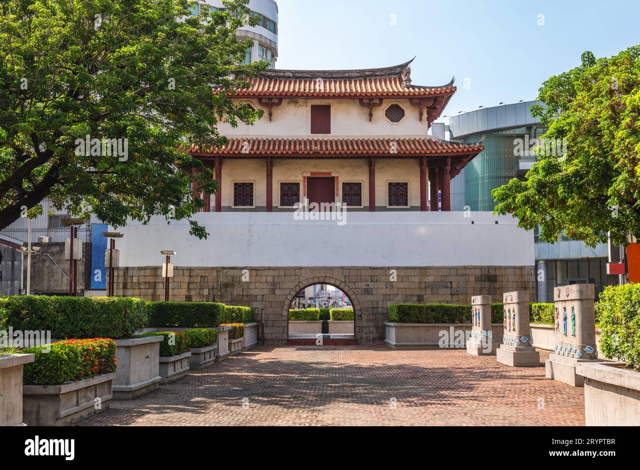 the Great east Gate, aka Yingchun Gate, located in Tainan, Taiwan Stock ...
