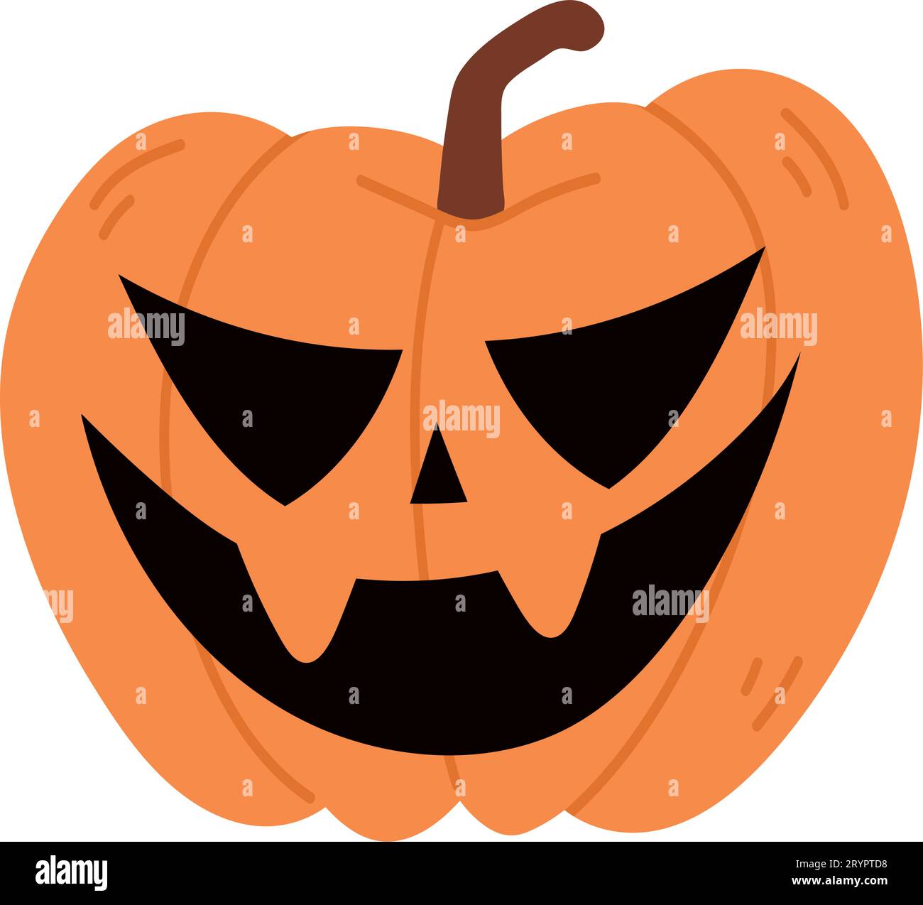Cute Halloween Pumpkin Set. Smiling cartoon lantern faces. Helloween ...