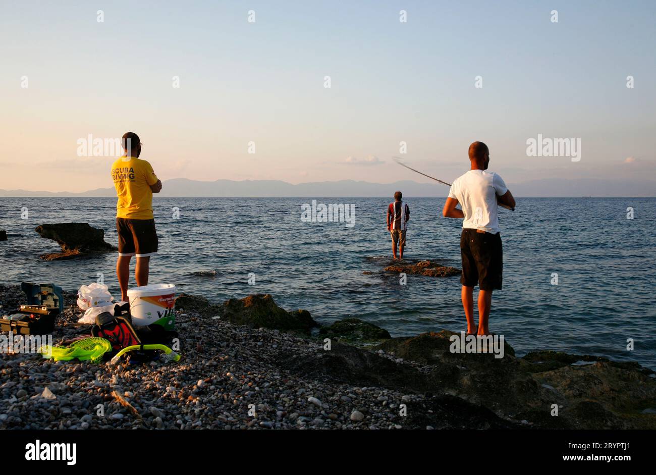 Rhodes fishing hi-res stock photography and images - Alamy