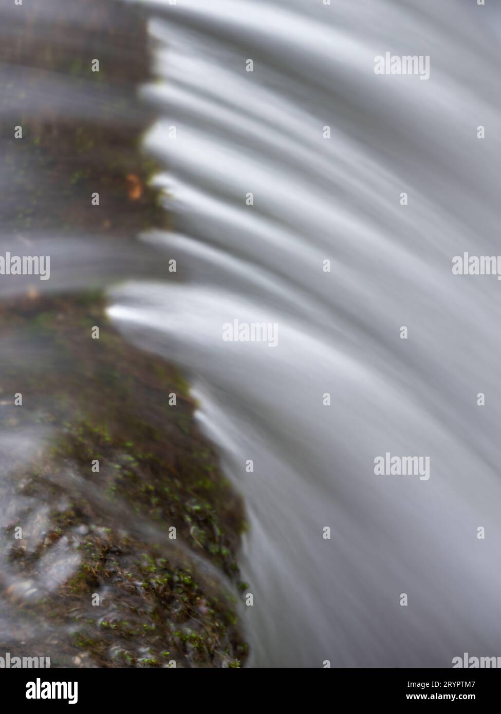 Waterfalls and cascades in Ashes Hollow, a valley on The Long Mynd ...