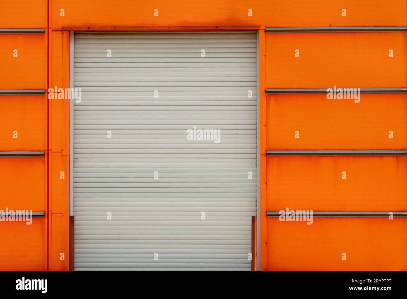 Warehouse gate, place of unloading and loading goods Stock Photo - Alamy
