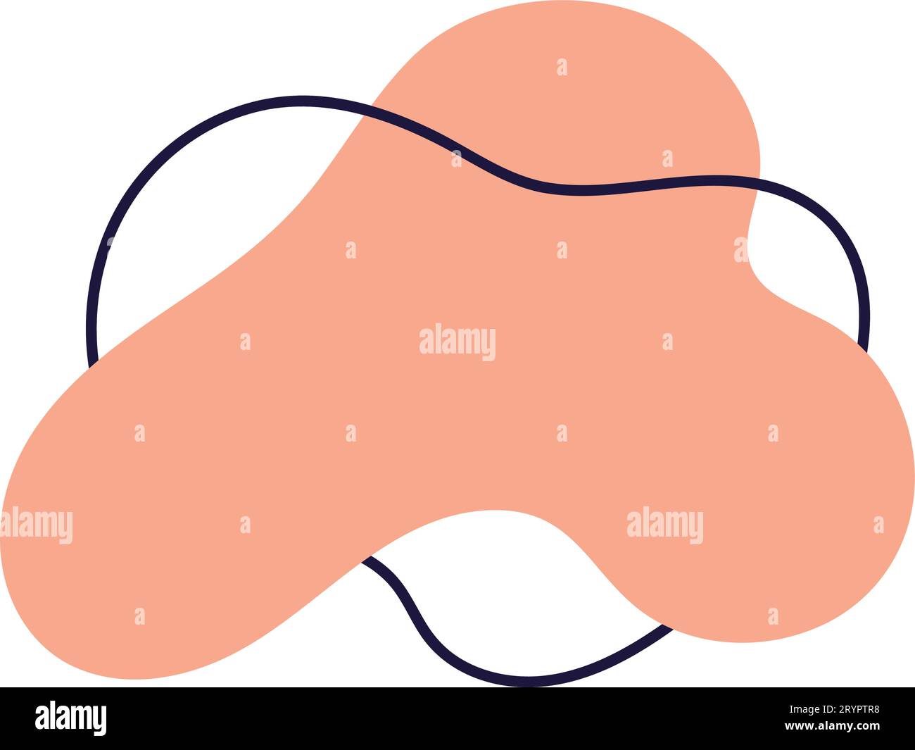 Organic Abstract Forms Fluid And Irregular Elements In Creative And Simple Amoeba Amorphous