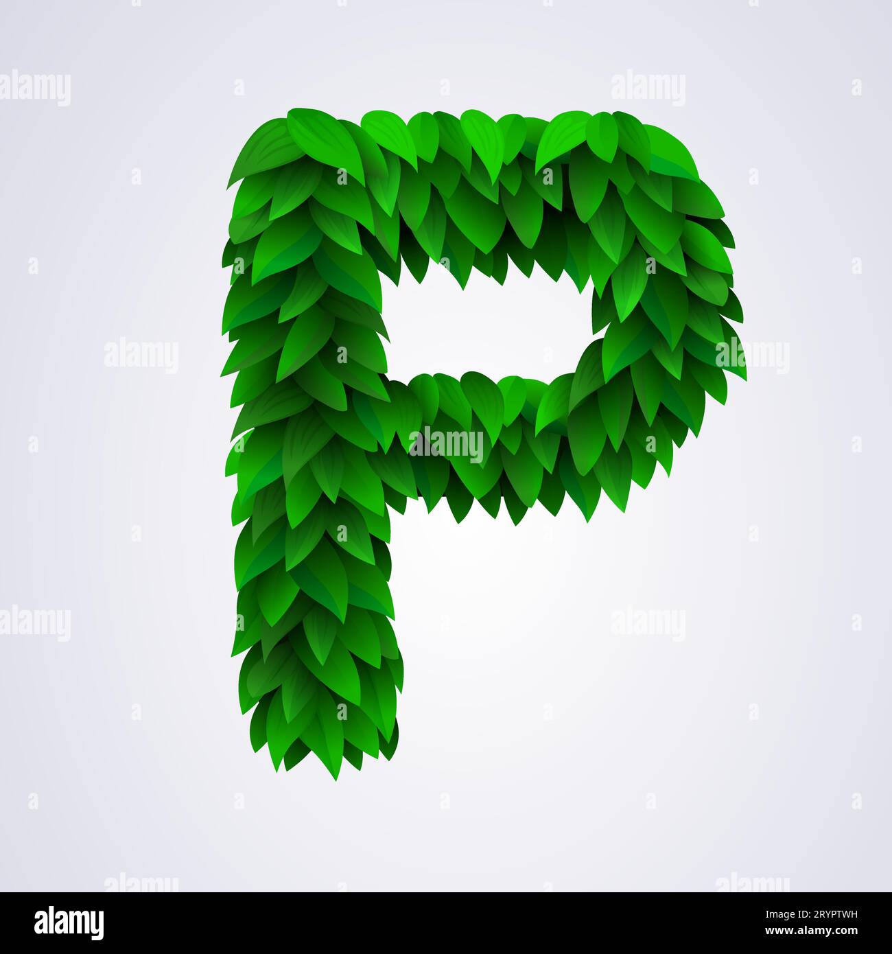 Green capital letter made grass hi-res stock photography and images - Alamy