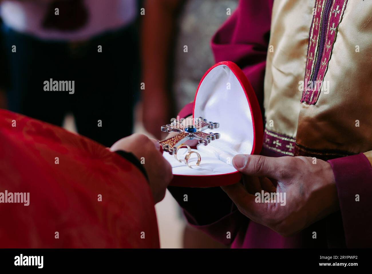 Blessing of rings hi-res stock photography and images - Alamy