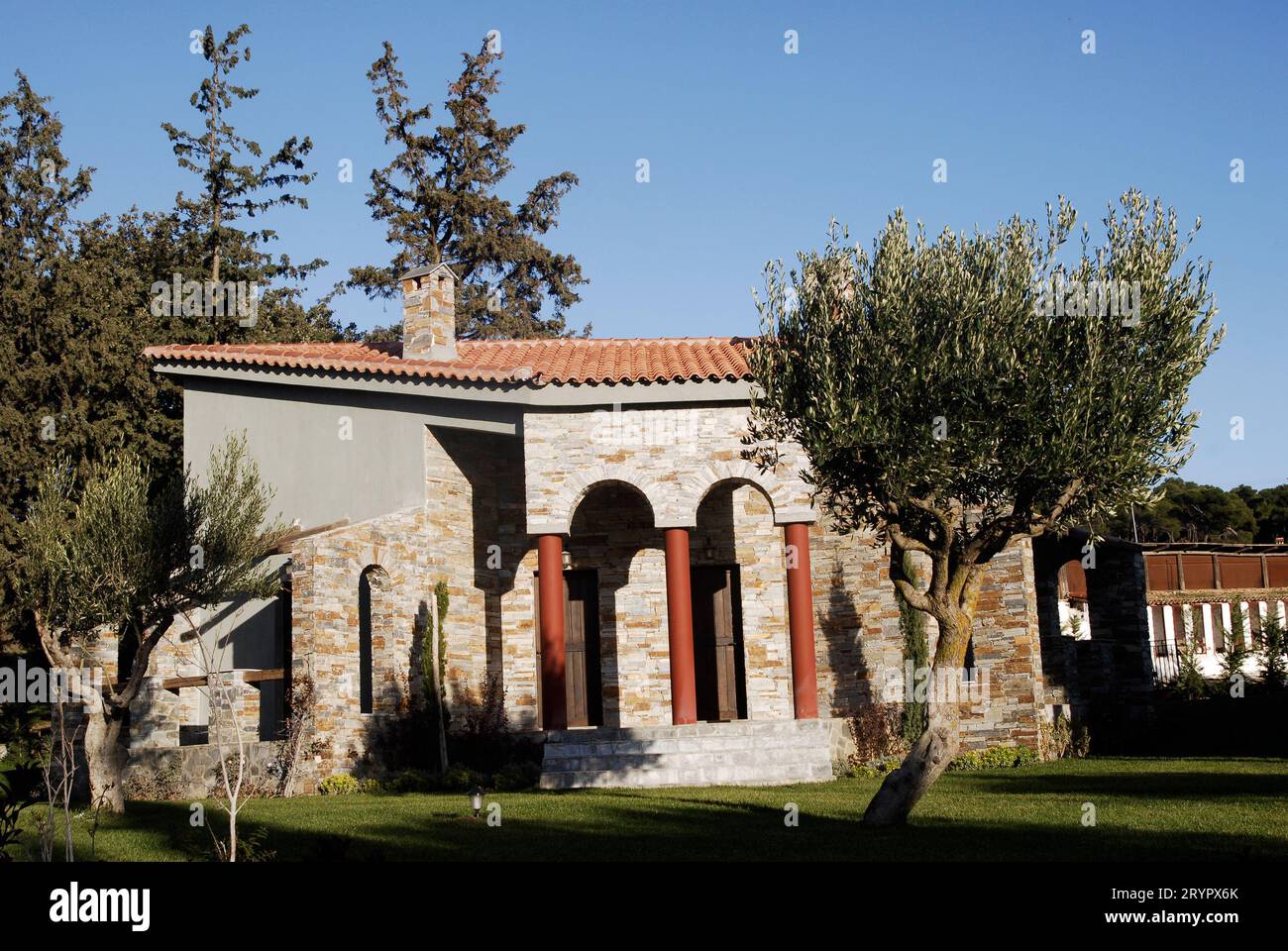 Greece, Athens, Penteli monastery (part 3 Stock Photo - Alamy