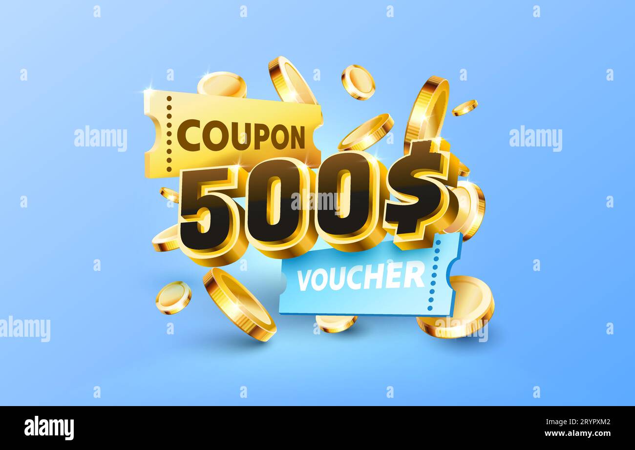500 golden ticket Stock Vector Images - Alamy