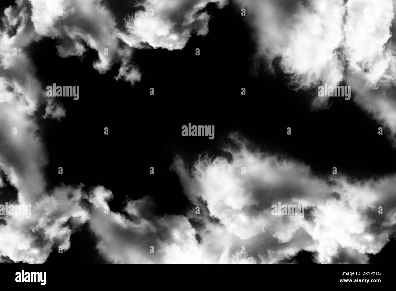 cloud texture, black background Stock Photo - Alamy