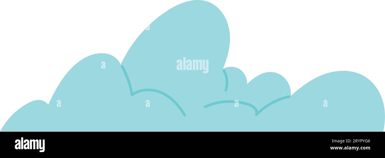 Steam cloud puffs of different shapes and sizes. Isolated abstract ...