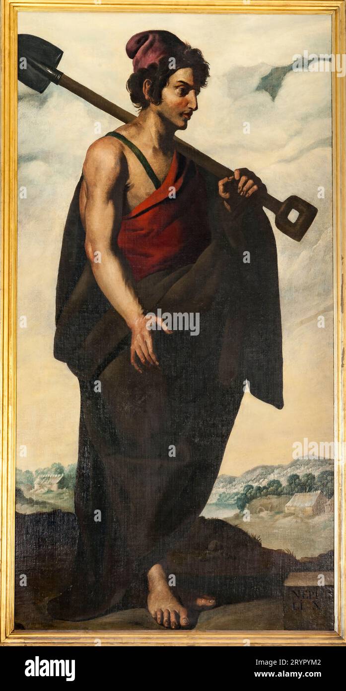 Painting of Naphtali from the series 'Jacob and his Twelve Sons' by the ...