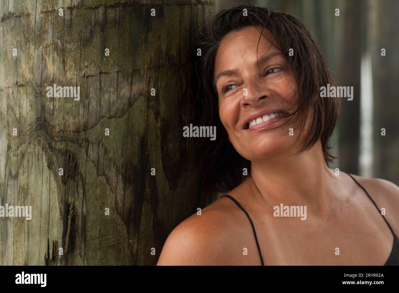 57 year old woman at the beach Stock Photo - Alamy