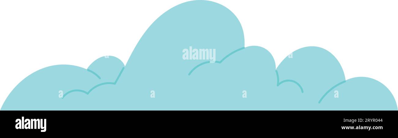 Steam cloud puffs of different shapes and sizes. Isolated abstract ...