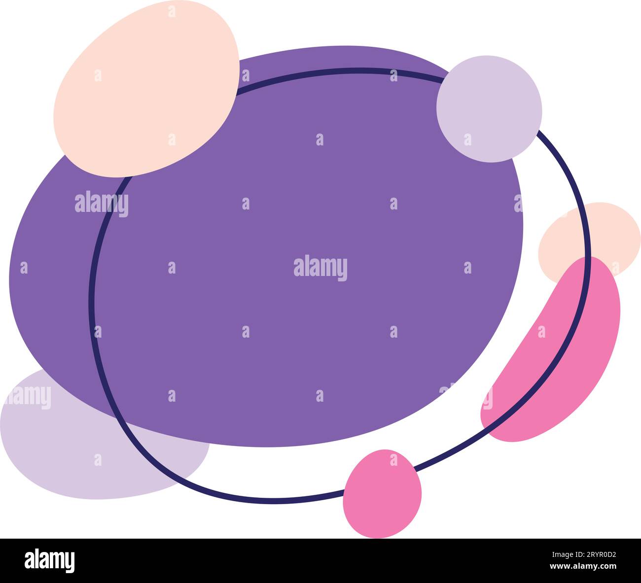 Organic Abstract Forms Fluid And Irregular Elements In Creative And Simple Amoeba Amorphous