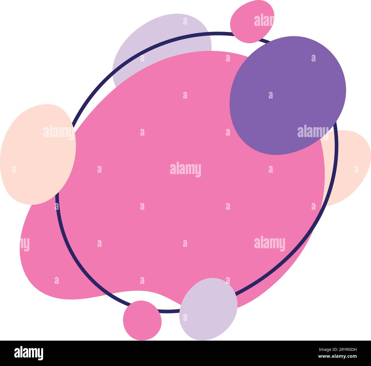 Organic Abstract Forms Fluid And Irregular Elements In Creative And Simple Amoeba Amorphous