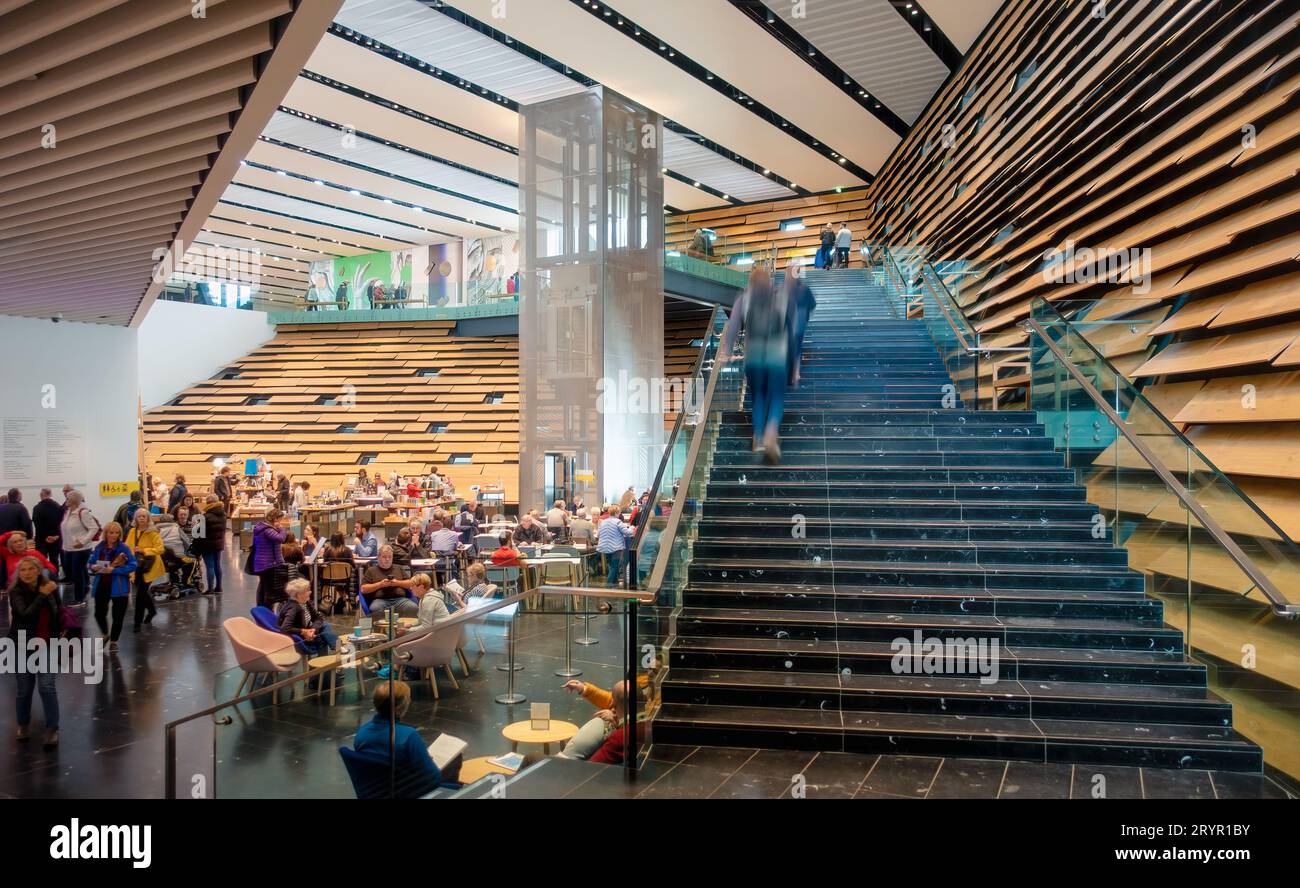 Dundee, Scotland, UK - V&A Dundee design museum by Kengo Kuma and ...