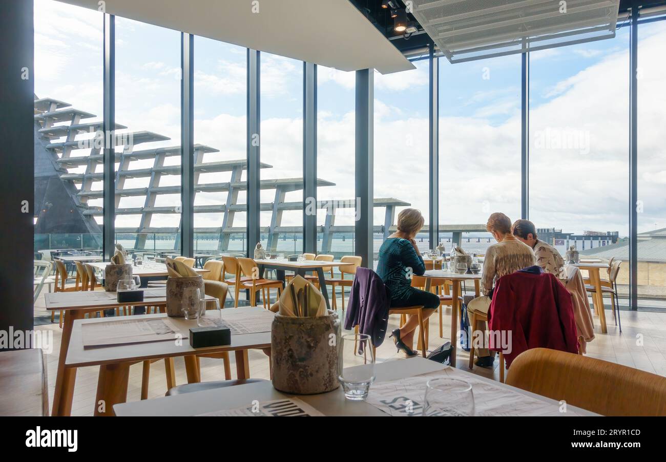 Dundee, Scotland, UK - V&A Dundee design museum by Kengo Kuma and ...