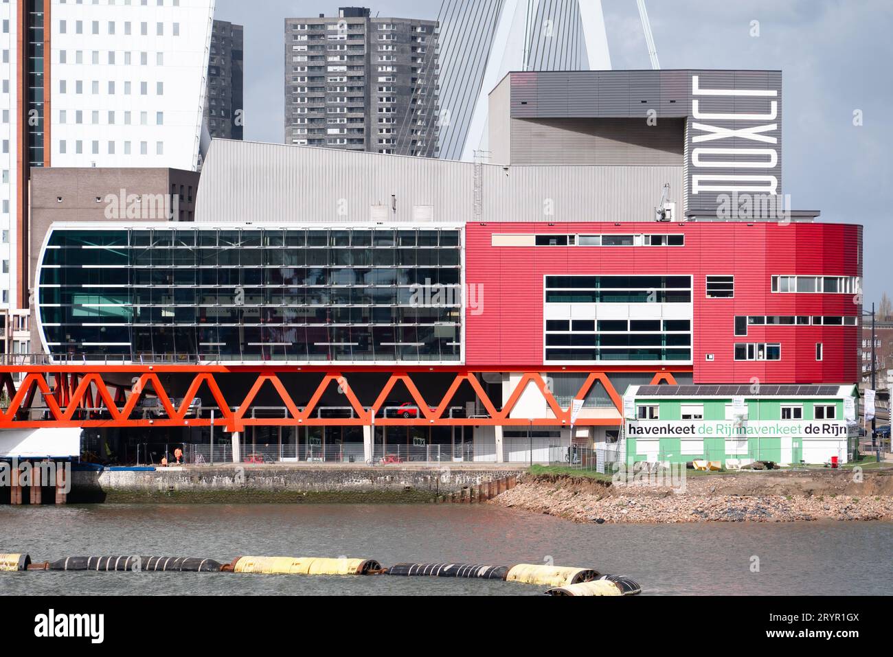 Rotterdam, Netherlands - New Luxor Theatre by Bolles Wilson Stock Photo ...