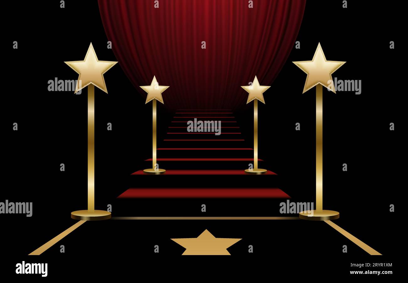 Starry stage Stock Vector Images - Alamy