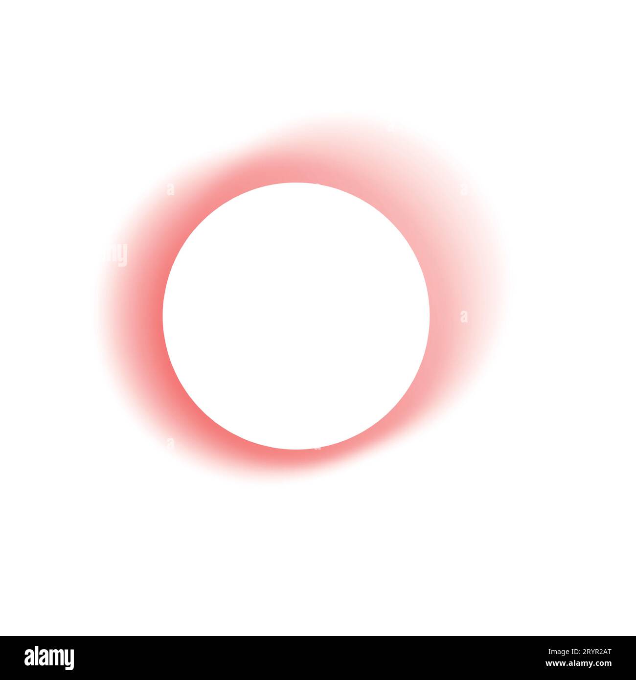 Abstract gradient circle frames set. Colored light glow round buttons ...