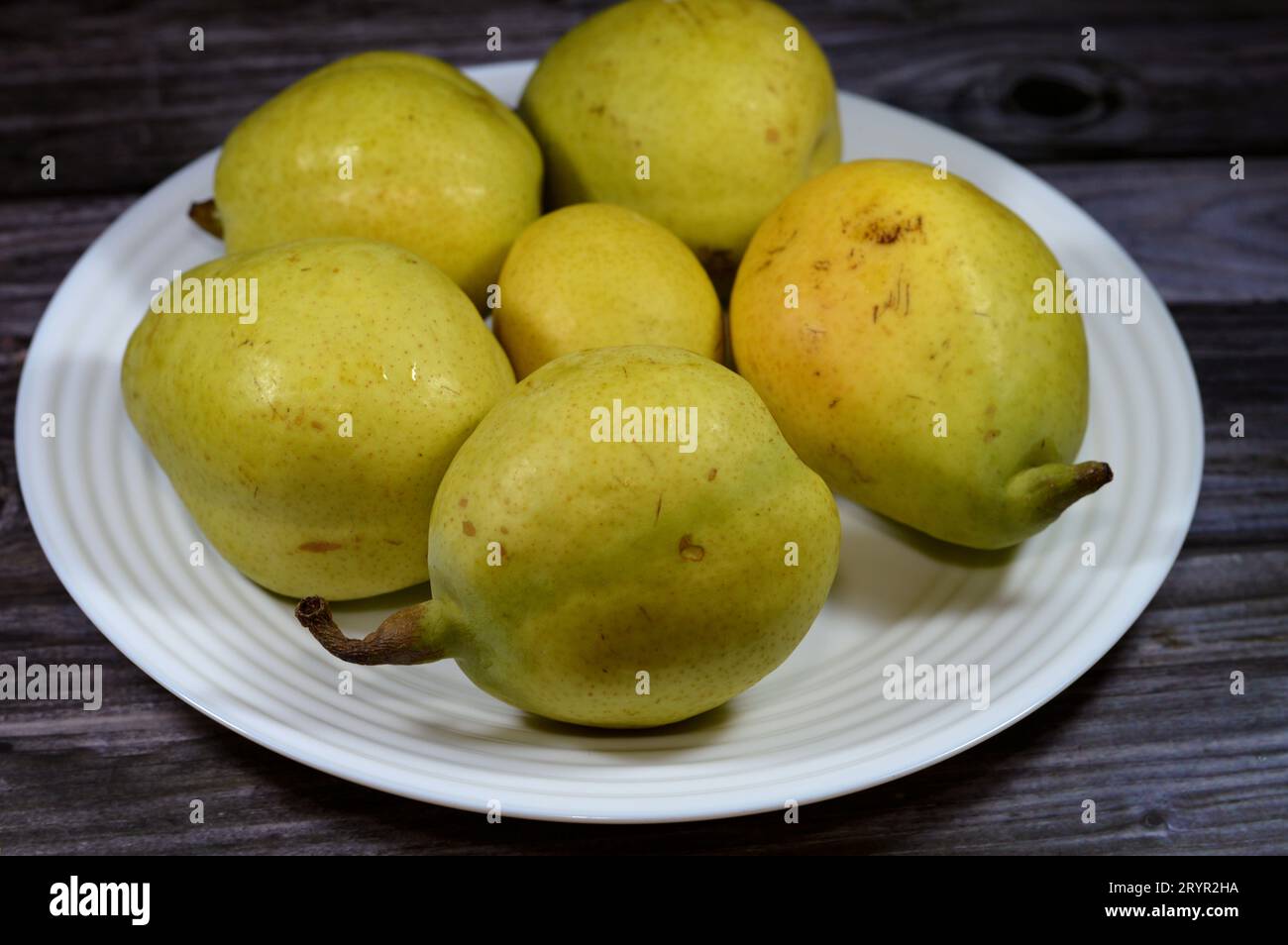 Fresh pears fruits, The pear tree and shrub are a species of genus ...