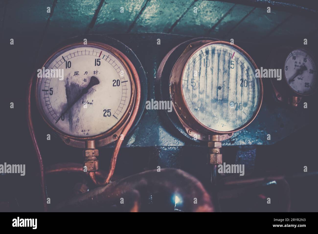 Image of old steam engine facility Stock Photo - Alamy