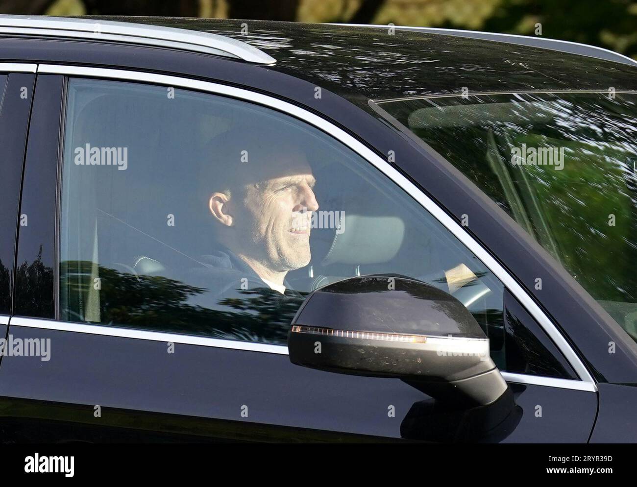 Rangers interim assistant manager Alex Rae arriving for a training ...