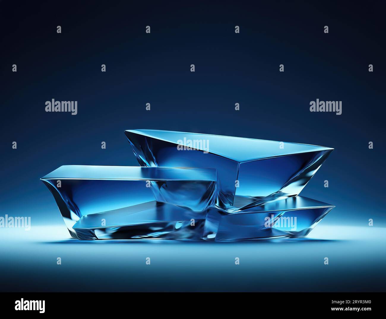 3d shapes digital hi-res stock photography and images - Alamy