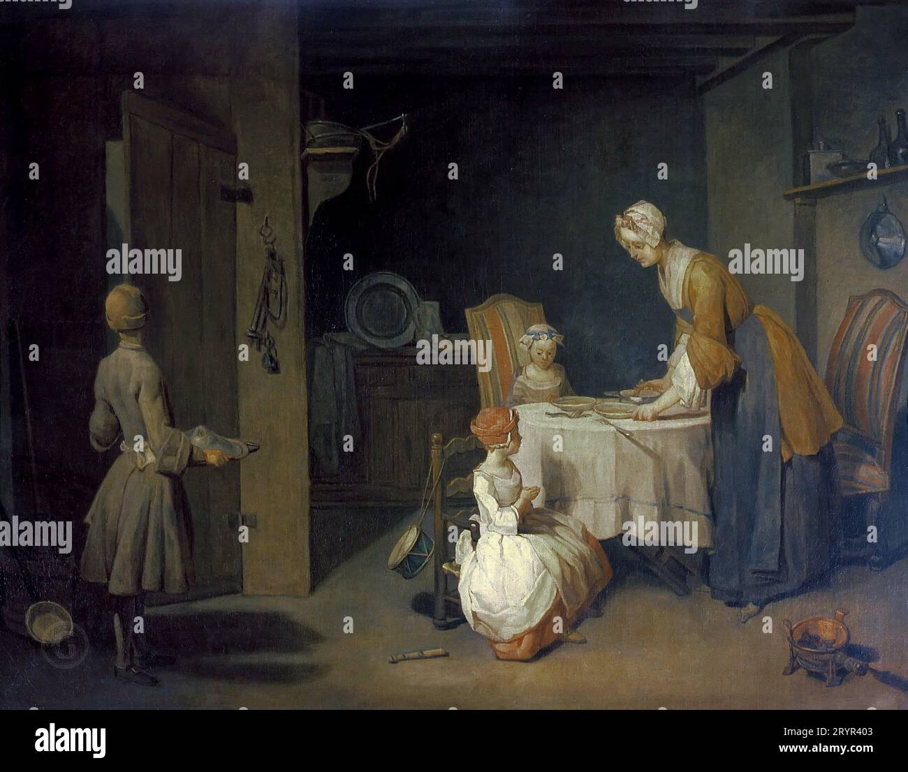 Chardin Grace At Table