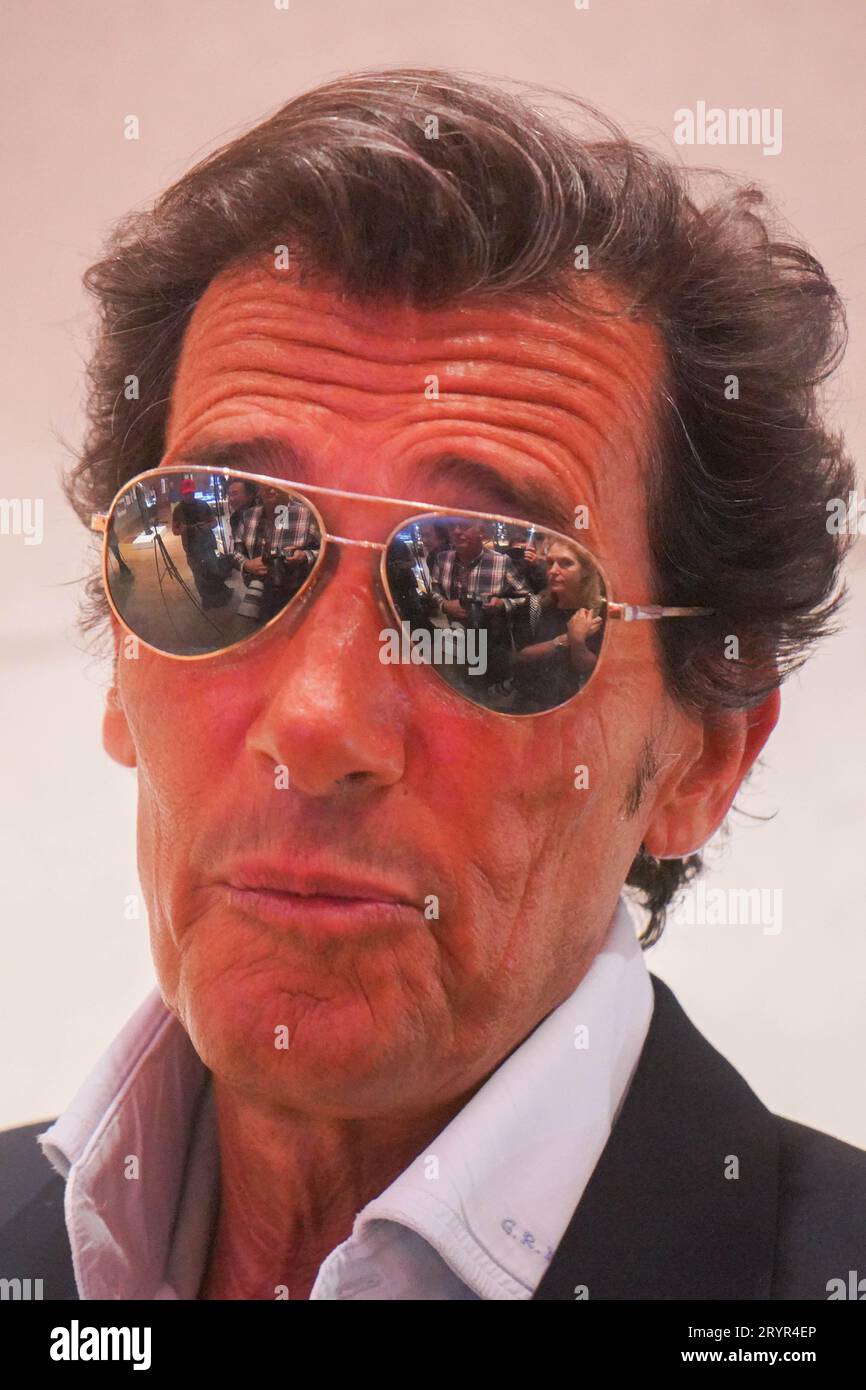 London UK. 2 October 2023. . Geoffrey Moore son Sir Roger Moore at the ...