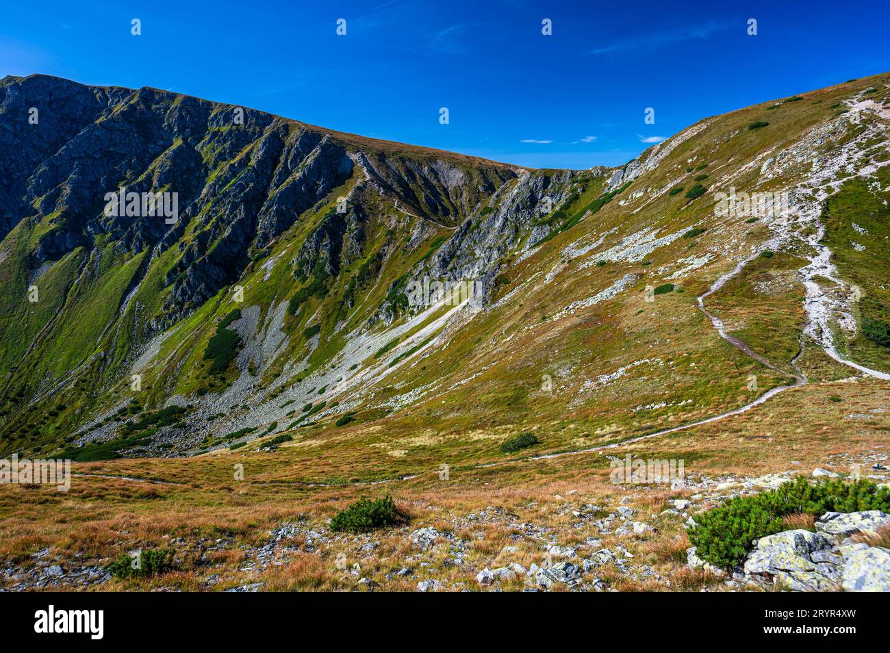 Landscape of the Western Tatras. Salatin and Brestova Mts. Slovakia ...