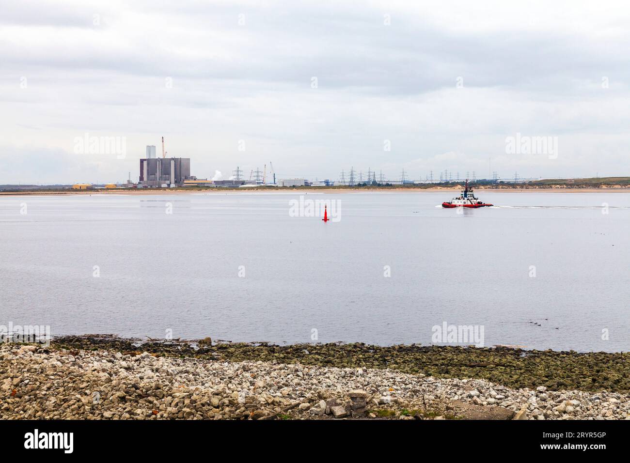 Hartlepool Nuclear Power Station as viewed from South Gare,Redcar ...